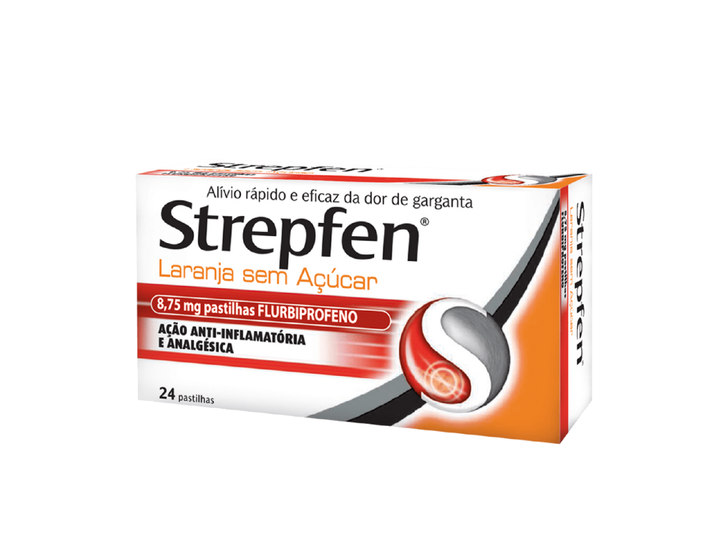Strepfen Laranja Sem Açúcar *24 pastilhas – Pharma To Heal
